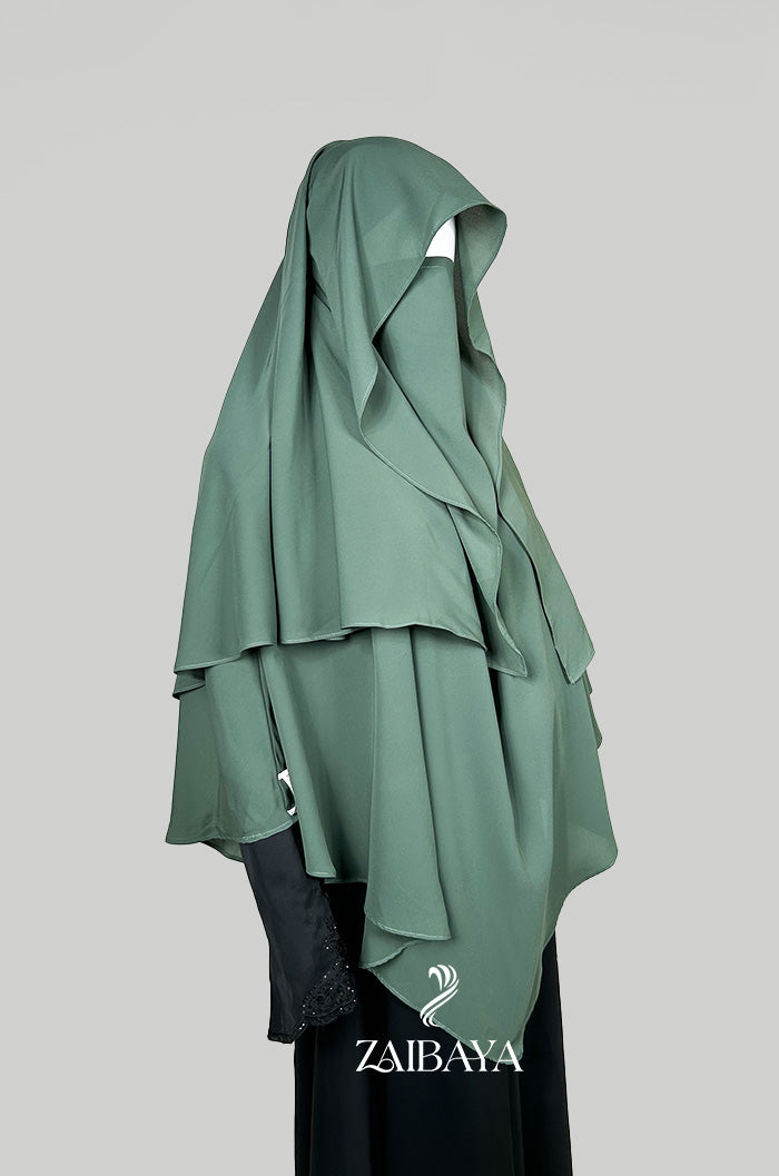 Green Khimar – Zaibaya